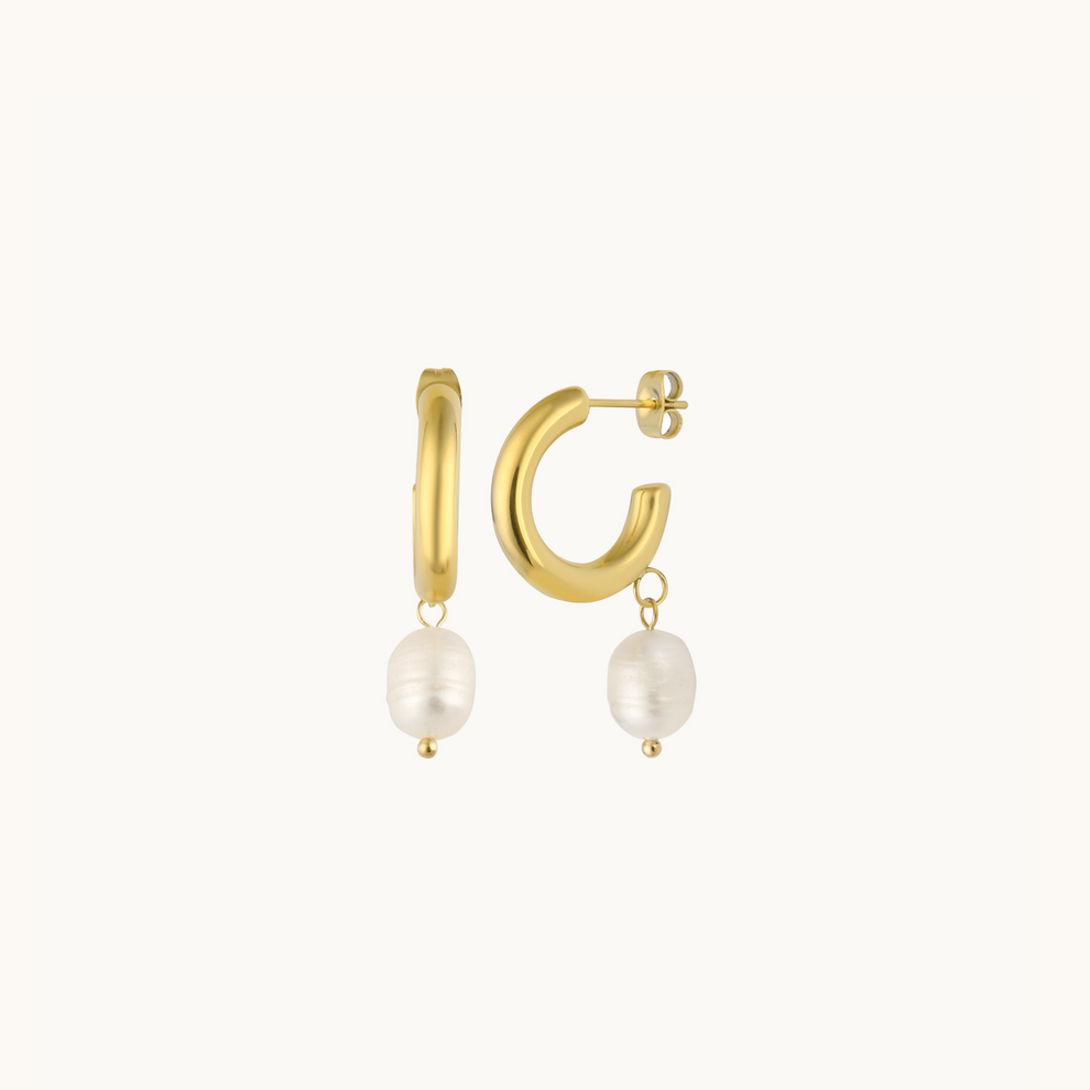 Classic Chunky Pearl Earrings – MuseBox London